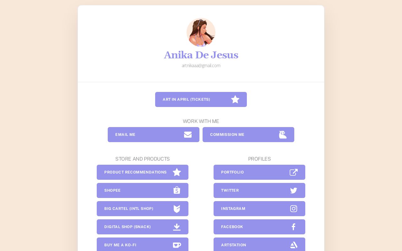 Anika De Jesus - Links